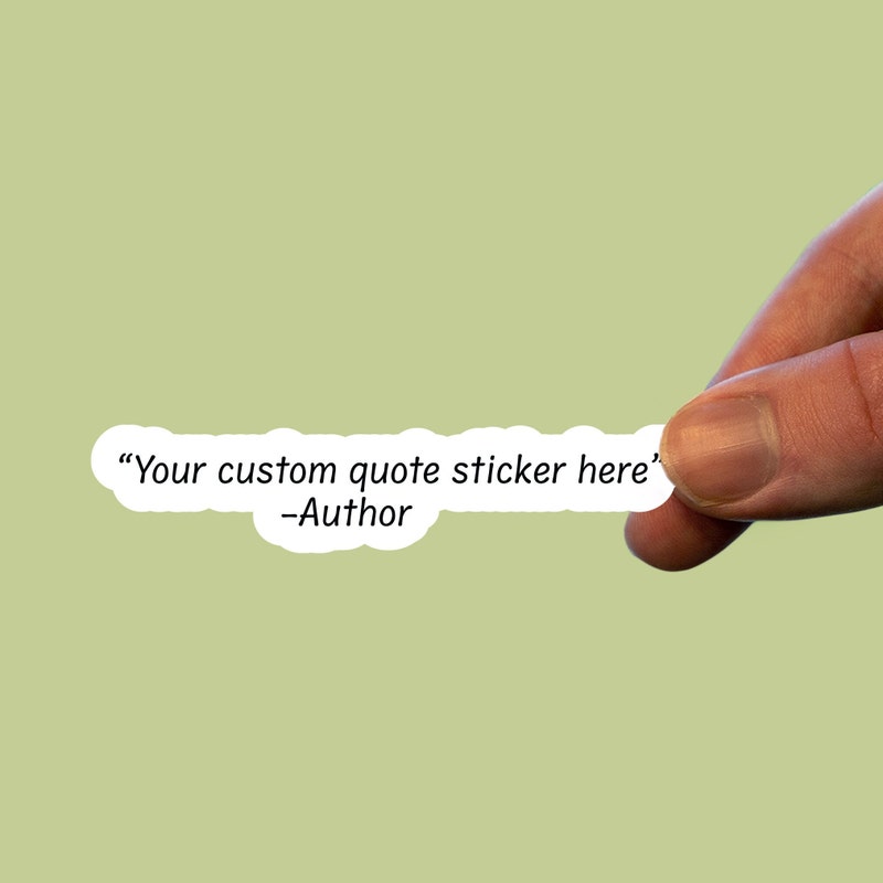 Quote Stickers - Etsy