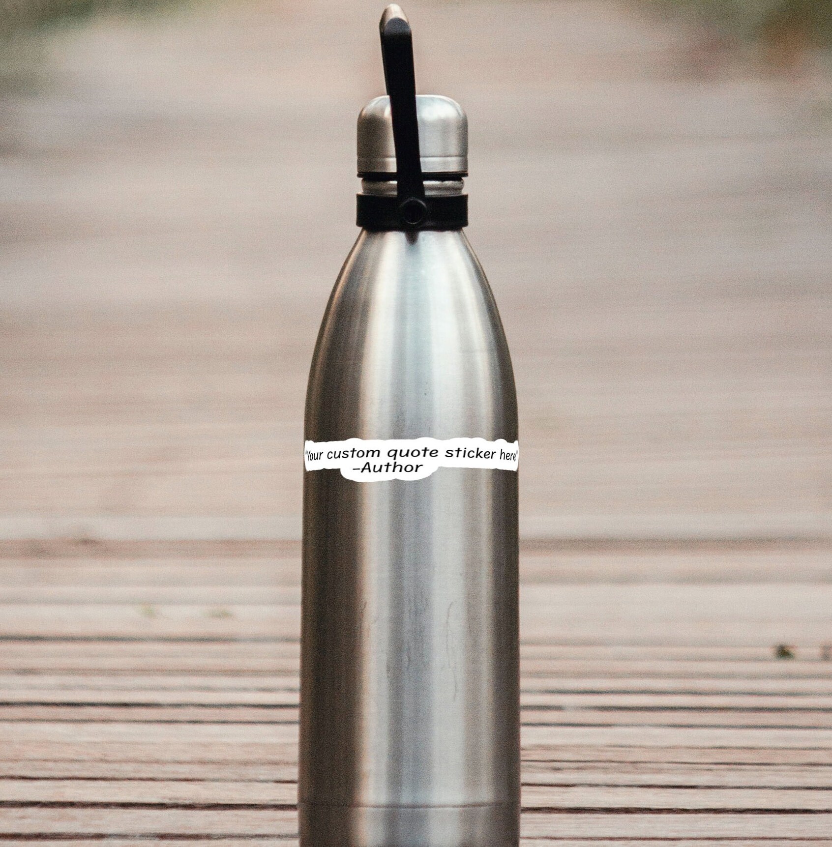 Custom Quote Sticker,water Bottle Sticker,laptop Sticker,kindle Sticker ...