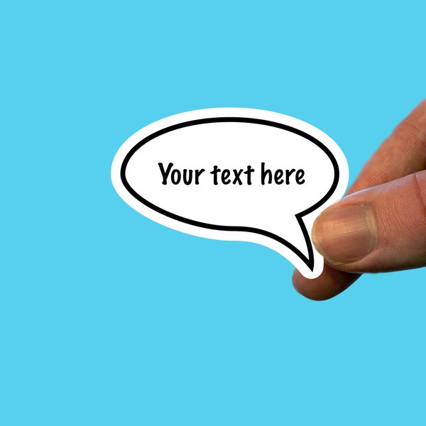 Text Bubble Stickers - Etsy