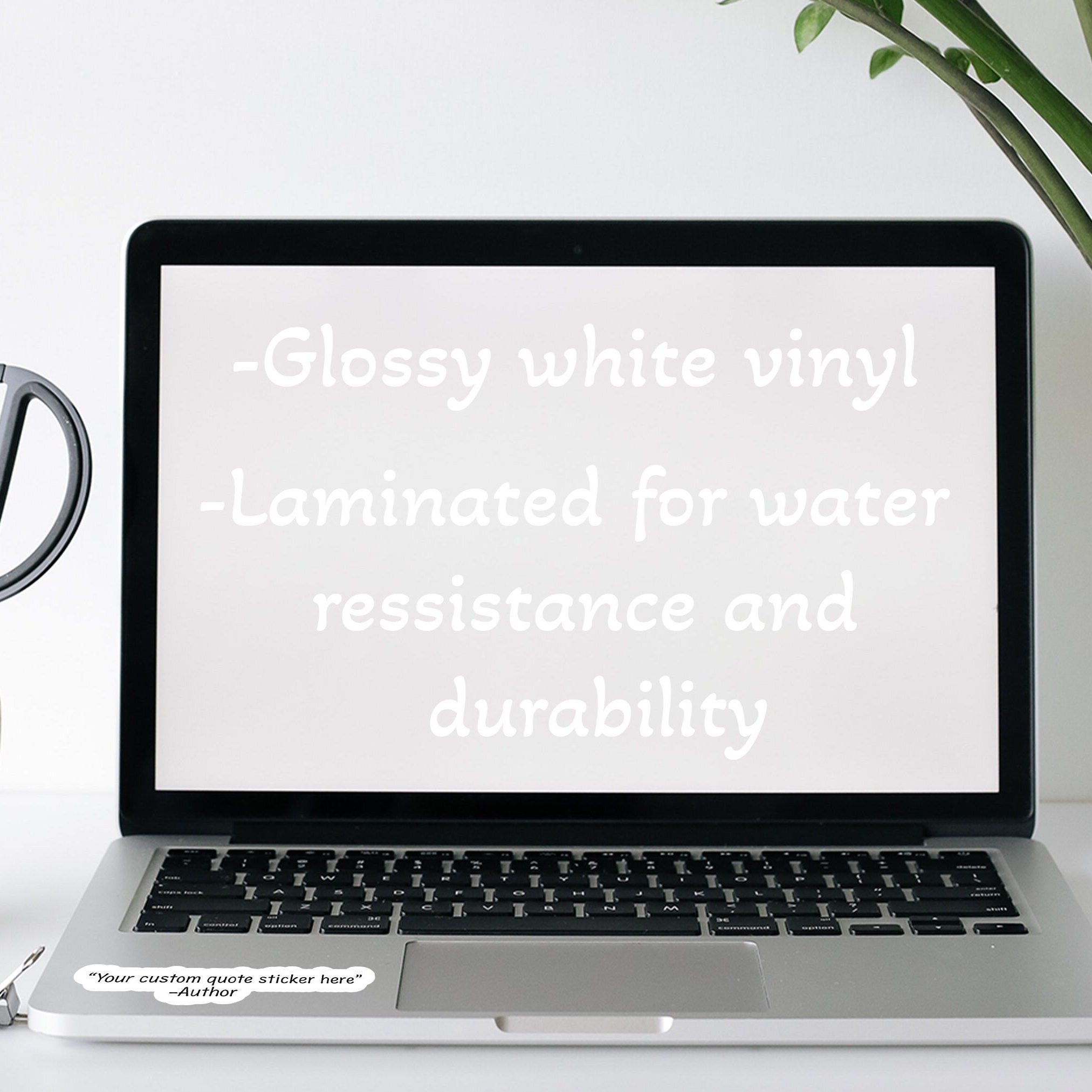 Custom Quote Sticker,water Bottle Sticker,laptop Sticker,kindle Sticker ...