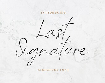 Brittany Signature Font for Canva Fonts, Templett, Corjl, Silhouette ...