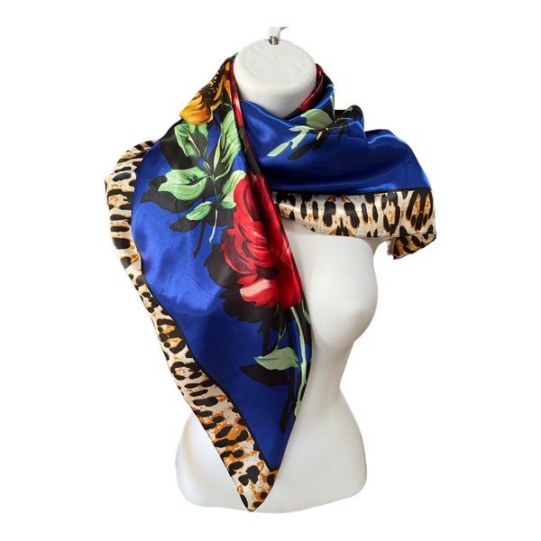 Cobalt Blue Scarf - Etsy