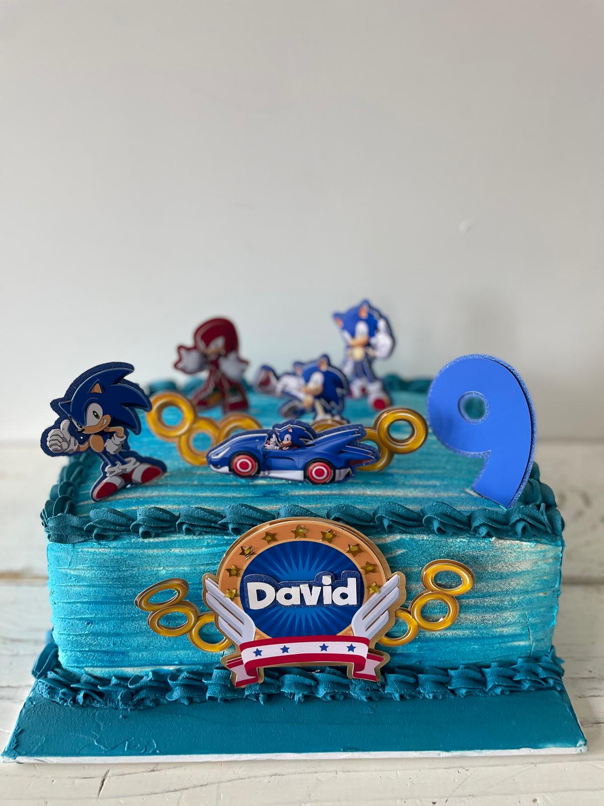 Sonic Cake Topper - Etsy
