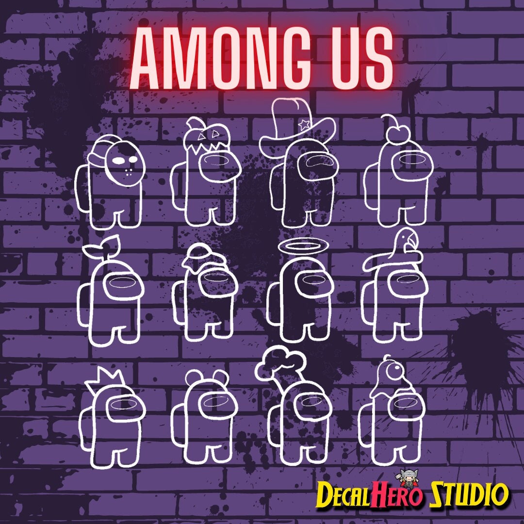 12 Stickers Among Us, Roblox, Sabotage, Impostor, Crewmate, Tasks ...