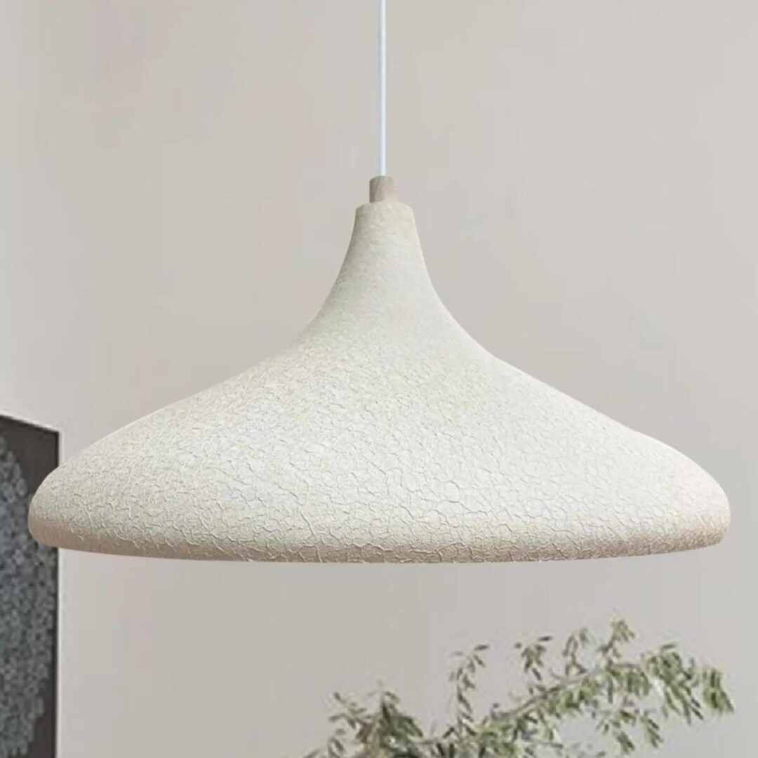 Handmade Textured Coconut Pendant Light Nordic Design Hanging Lamp ...