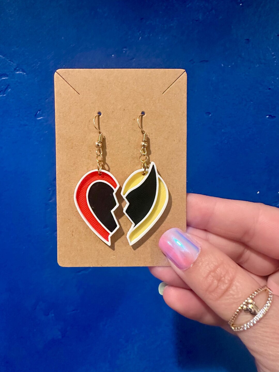 Best Friends Forever Earrings - 3D Printed - Etsy