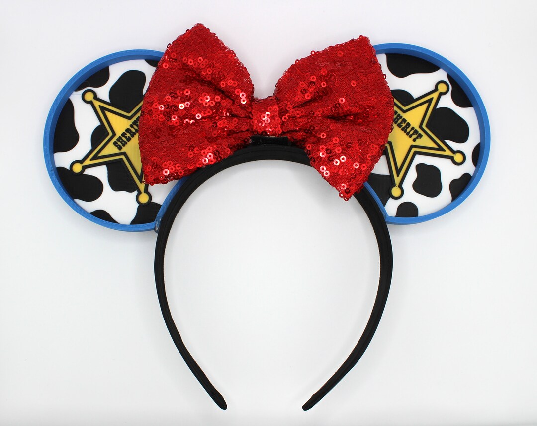 Sheriff Mouse Ears - 3D Printed - Etsy