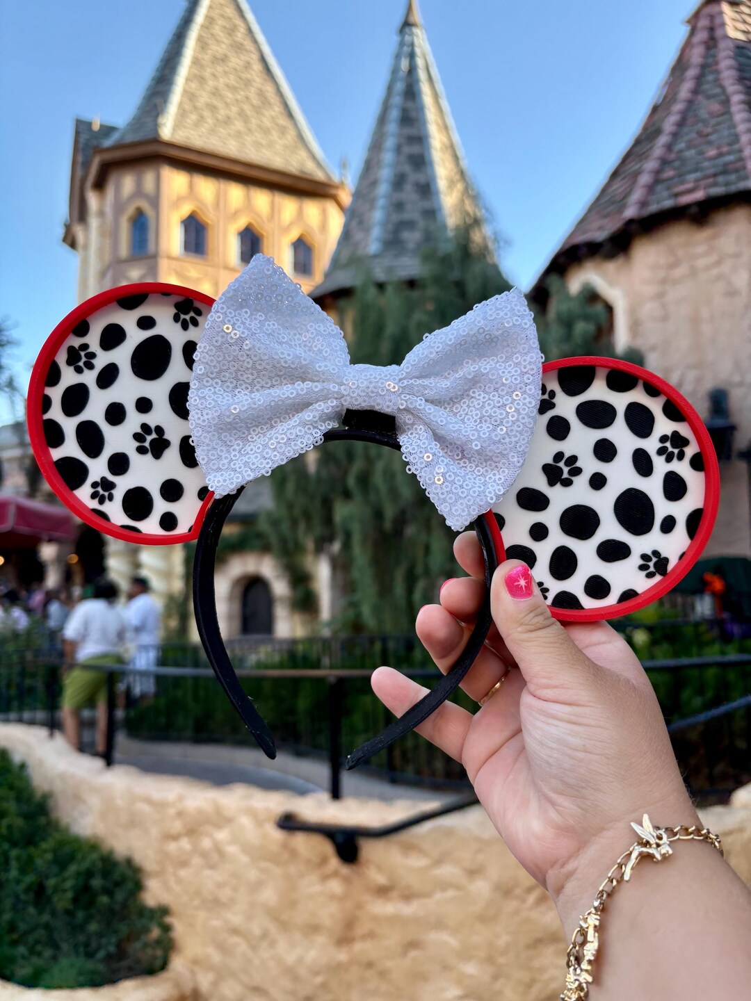 Dalmatian Mouse Ears Headband - 3d Printed - Etsy