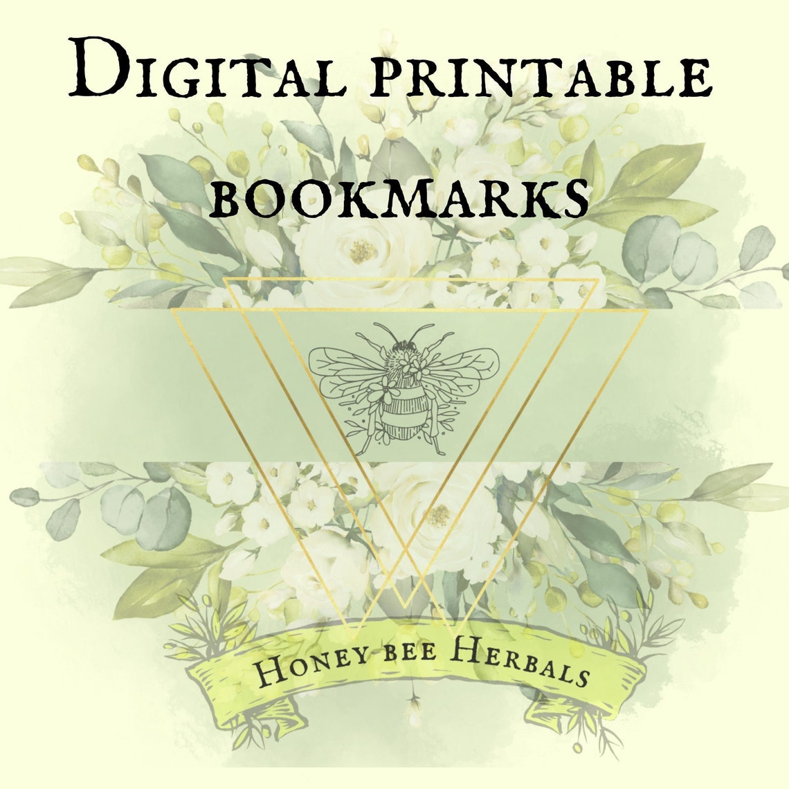 Printable Herbal Bookmarks Celestial Bookmark Set of 12 - Etsy