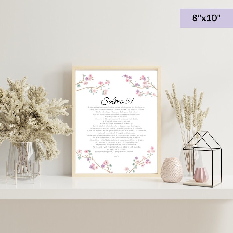 Psalm 91 Spanish - Etsy