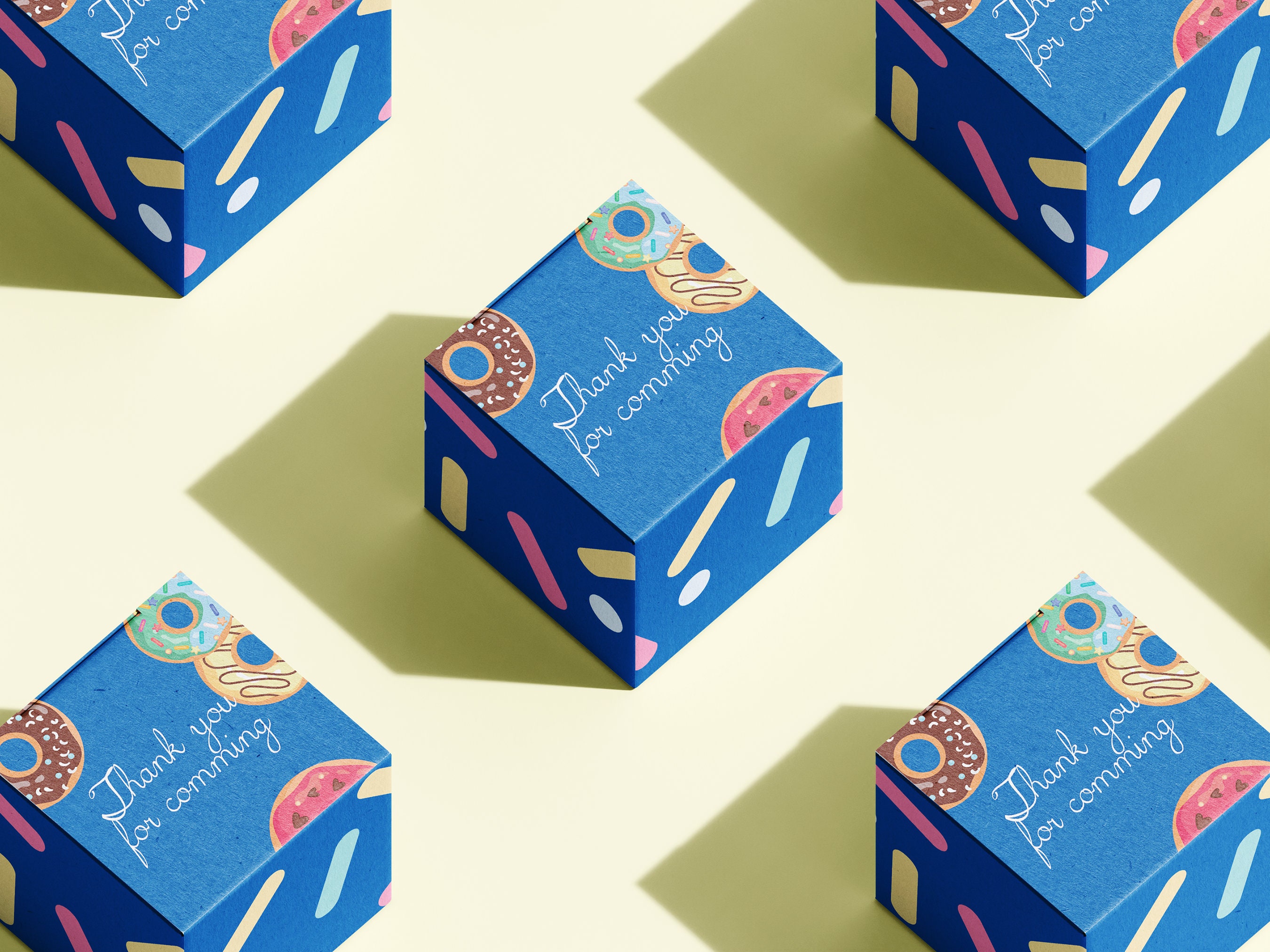 Plantilla de Baby Shower tema de dona, minimalista moderna, invitación ...