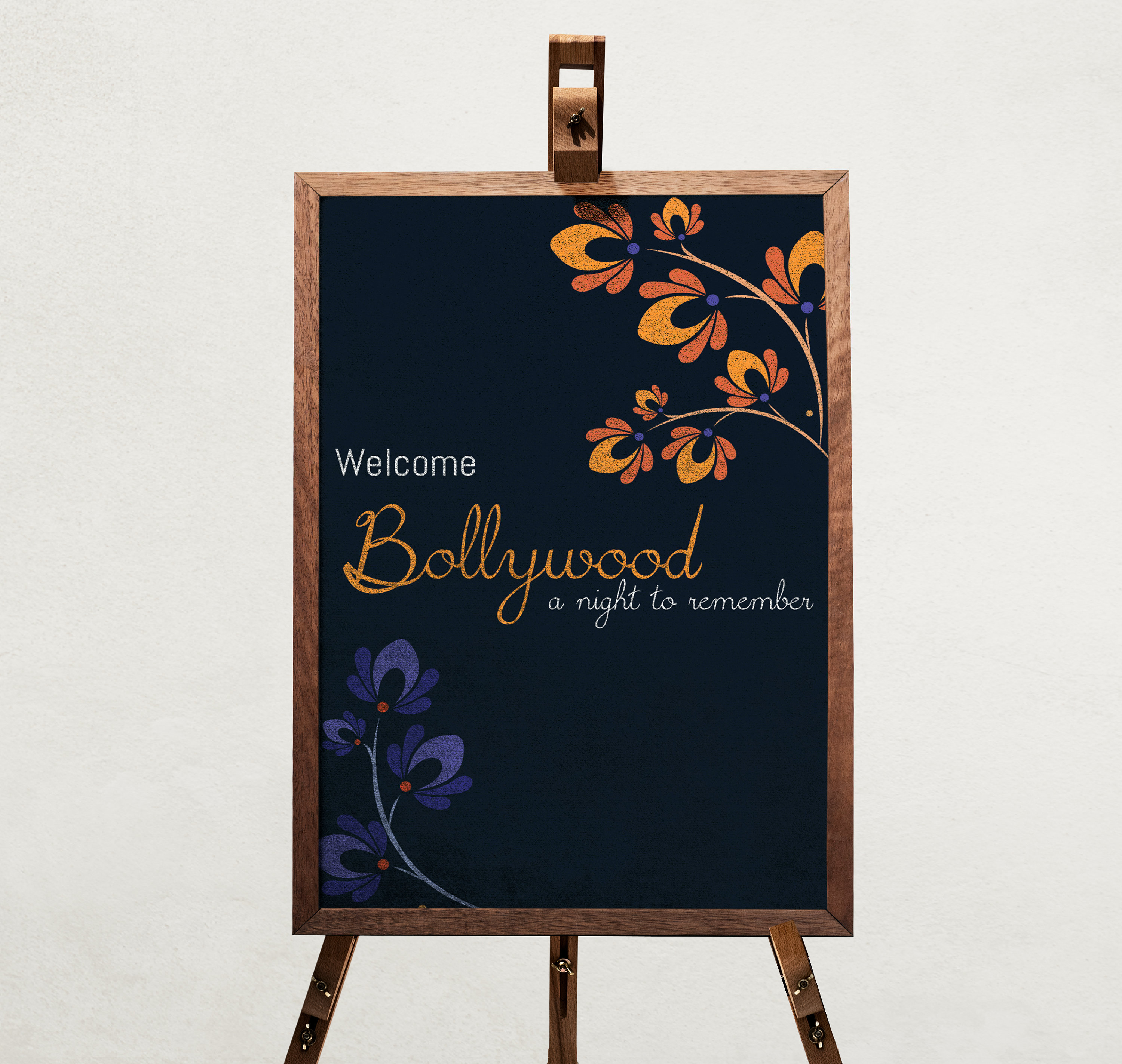 Party Invitations Bollywood Template, Minimalistic Modern, Editable ...