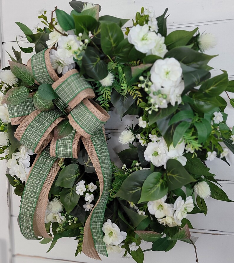 Everyday Greenery Wreath for Front Door - Etsy