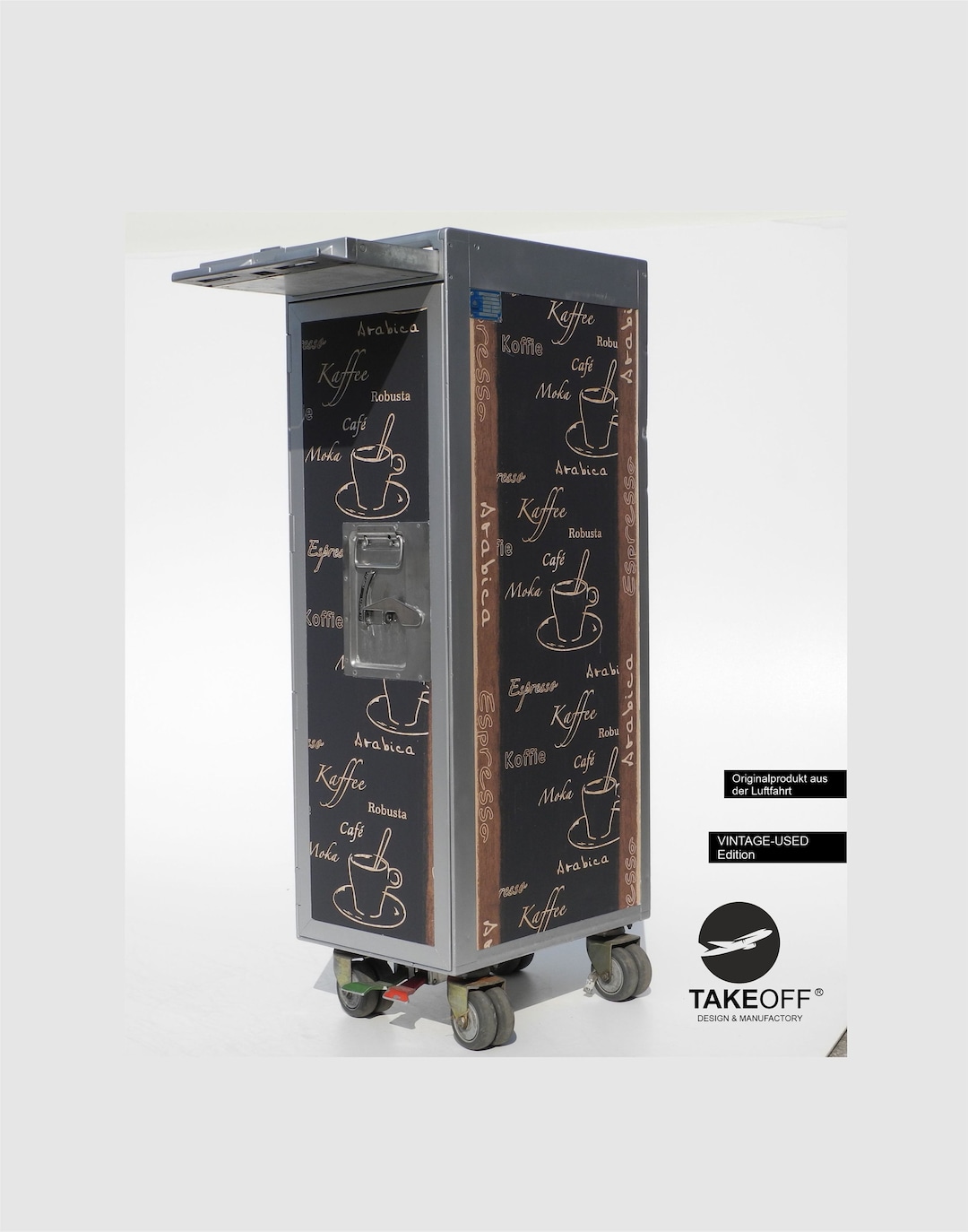 Airplane Trolley Airline Trolley Vintage Barista Catering Trolley ...