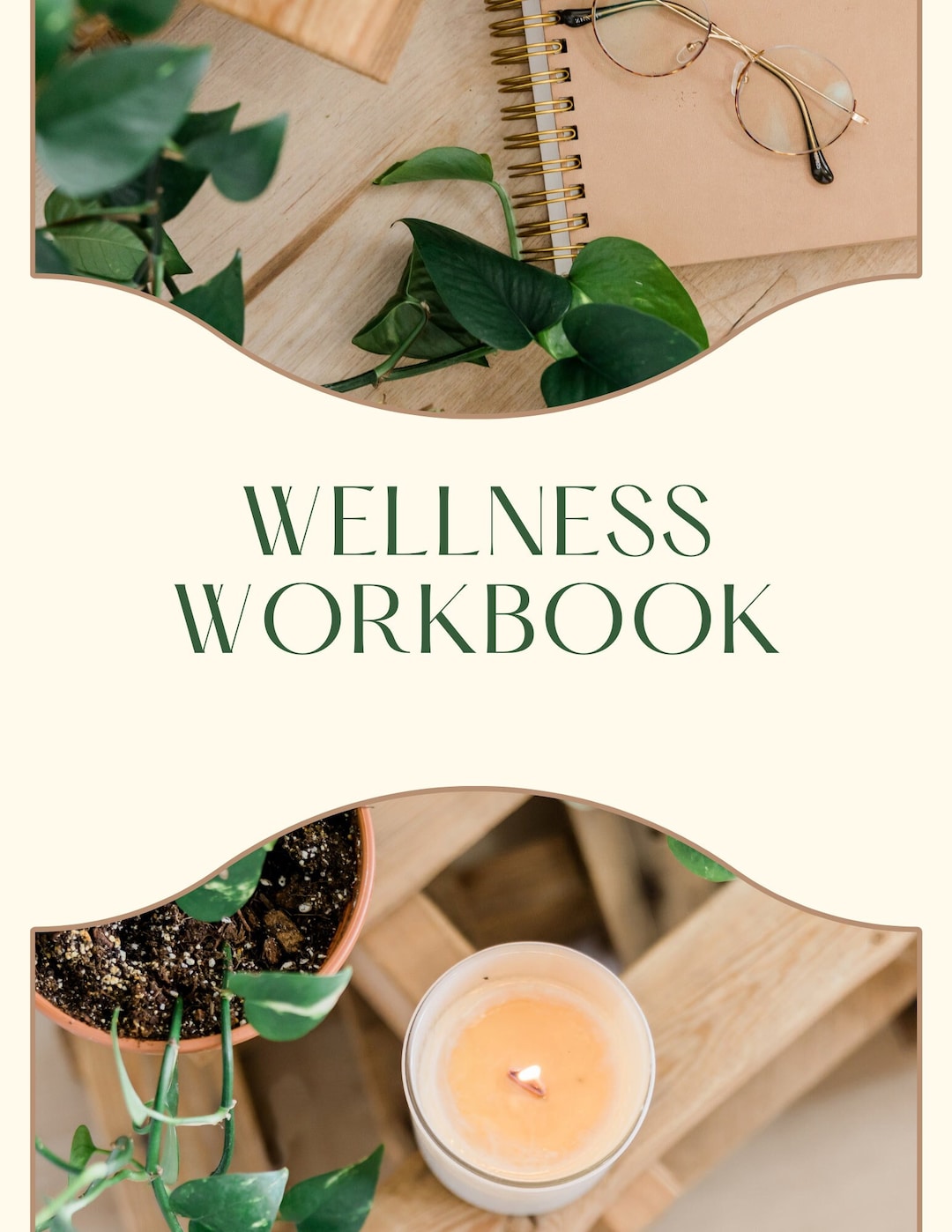 The Wellness Workbook Guide Self Care Journal Mental Health Workbook ...