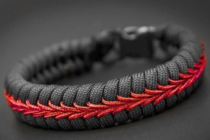 Handmade Paracord Bracelet. Personalized Color. Unique Gift for Him or ...