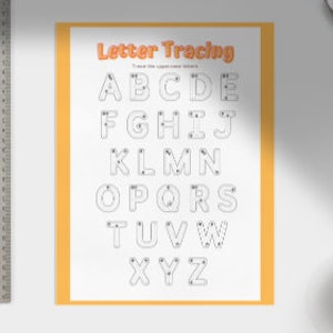 Letter Tracing Printable Sheet, School Activities, Back to School ...