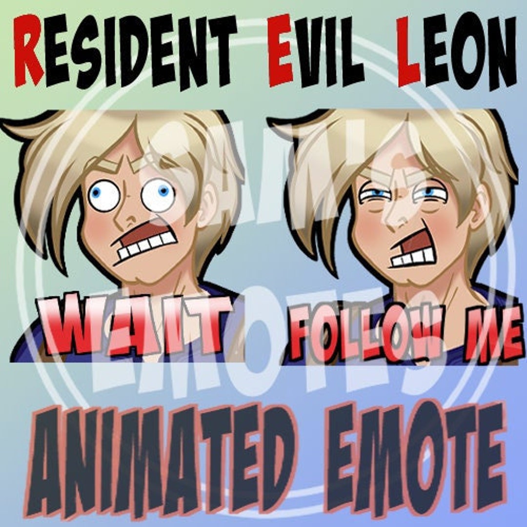 Resident Evil 4 Leon WAIT FOLLOW ME - Etsy