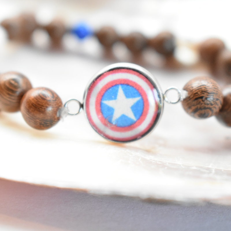 Captain America Jewelry - Etsy
