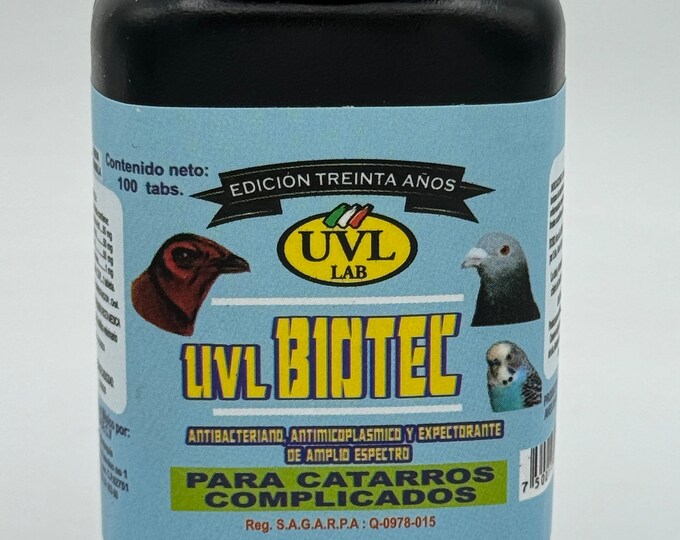 Biotec 100 Tablets Uvl Lab Roosters - Etsy