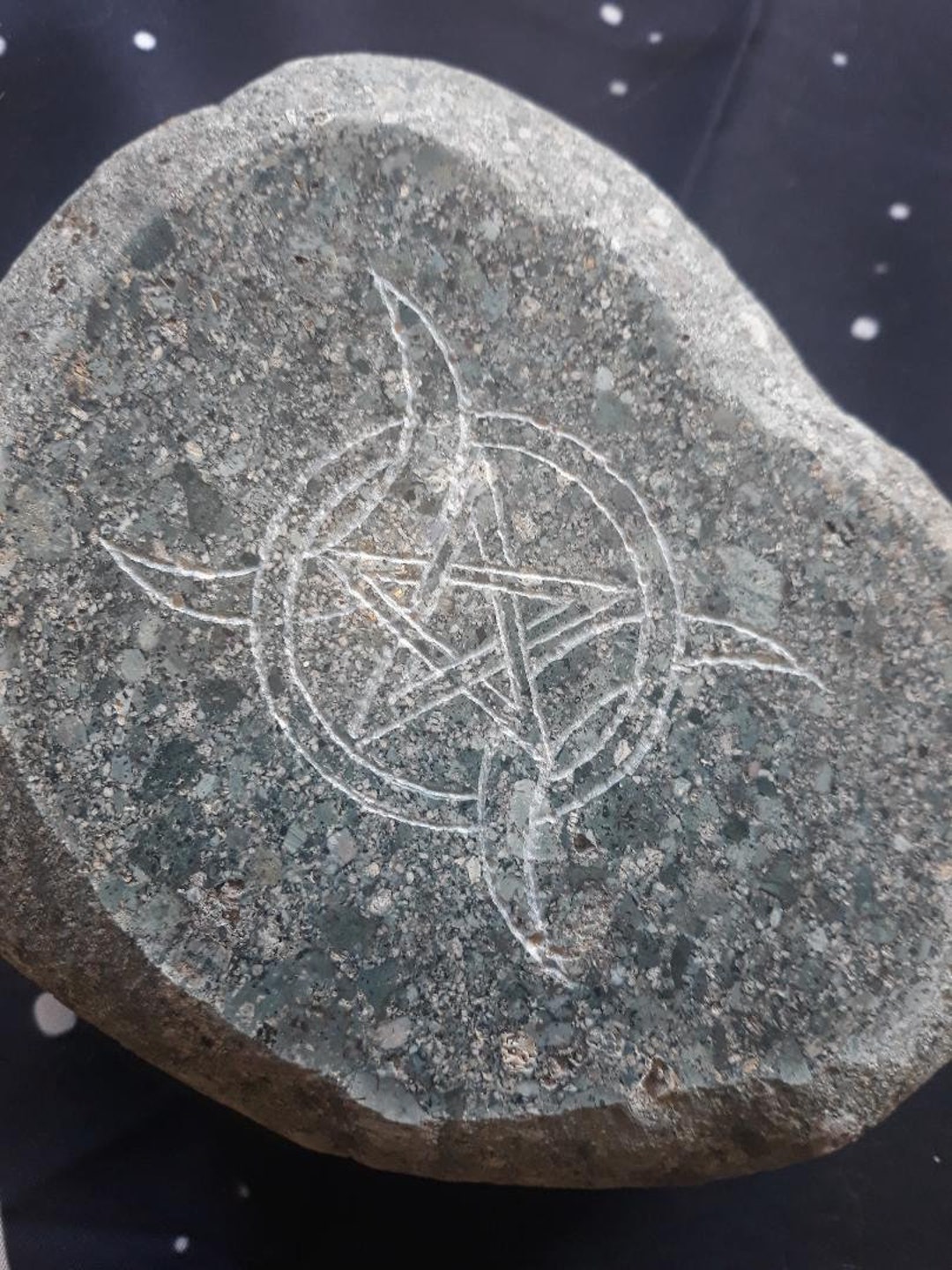 Stone Slab Plate, Burn Plate, Offering Plate - Etsy