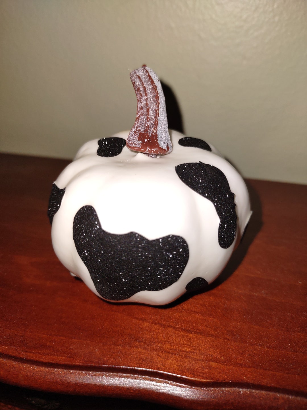 Cow Spotted Pumpkin - Etsy