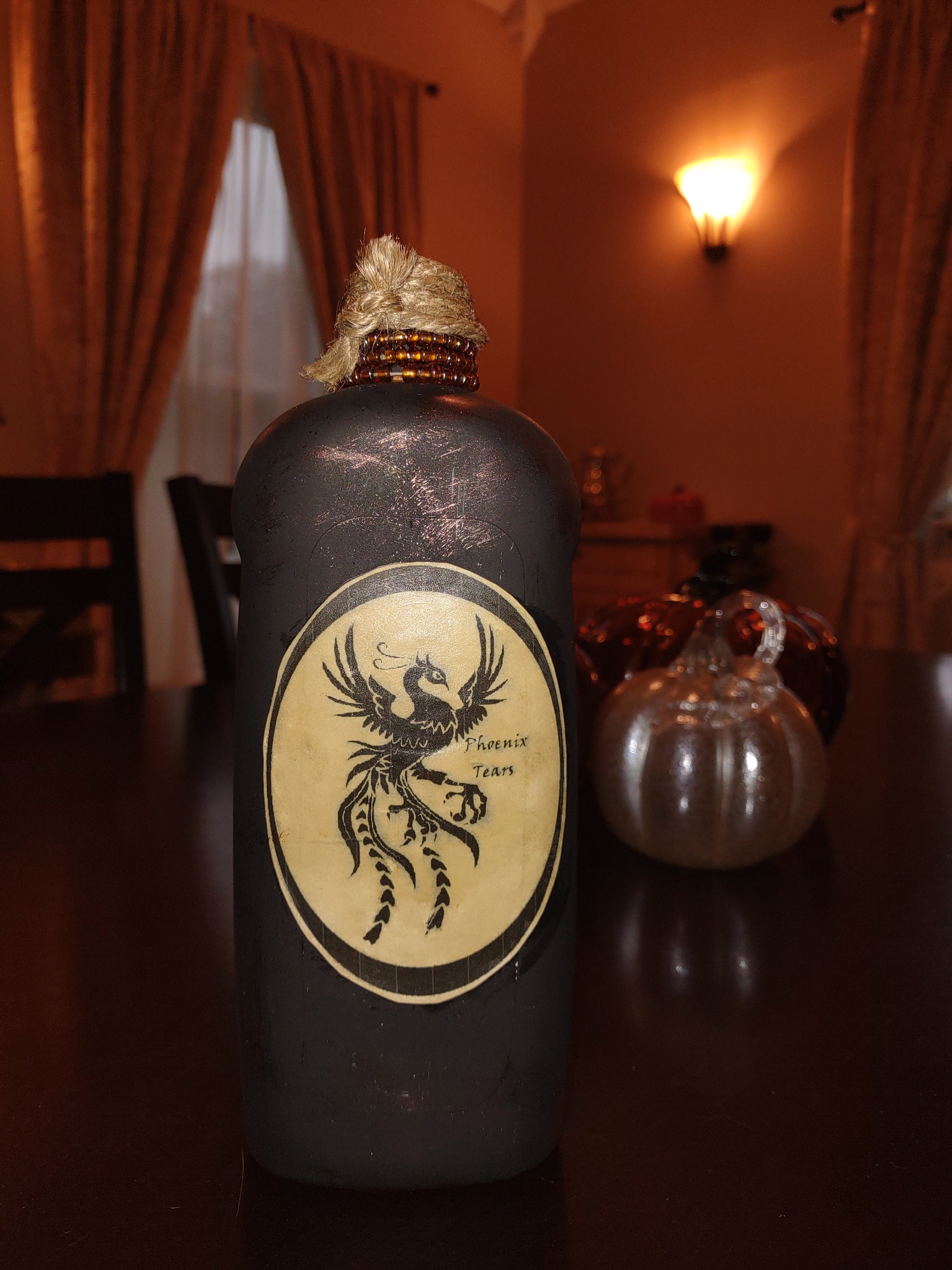 Phoenix Tears harry Potter Upcycled Bottle - Etsy