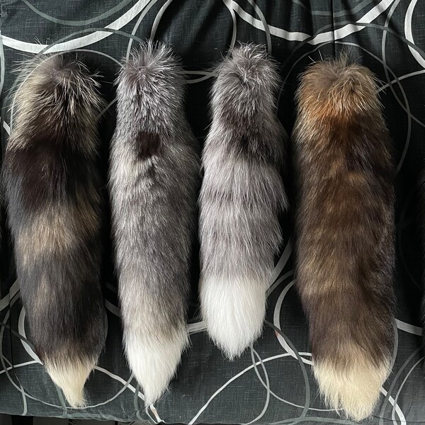 Fox Tail Keychain - Etsy