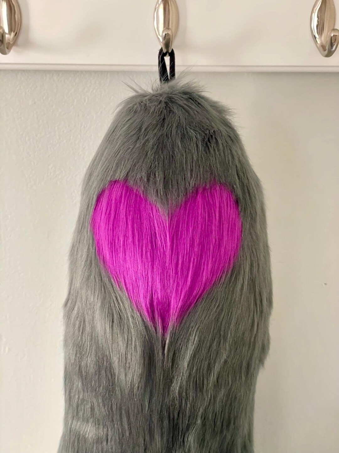 Husky Fursuit Tail - Purple / Violet Heart - Etsy