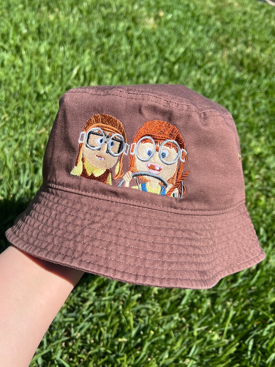 Young Carl & Ellie Bucket Hat W/ Out Ears - Etsy