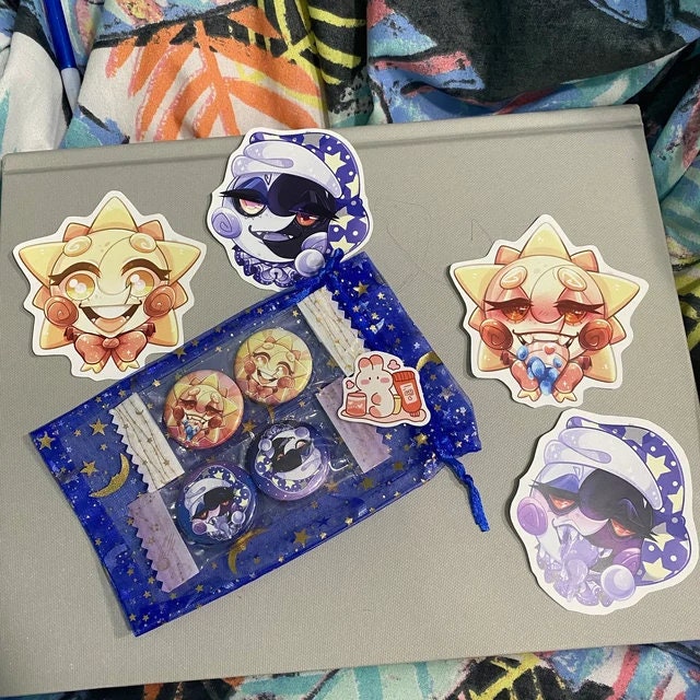 Sun & Moon Stickers - Etsy