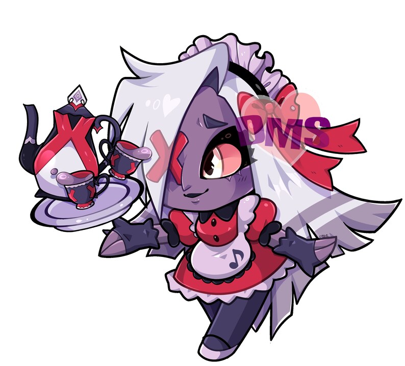 3" Hazbin Maid Stickers - Etsy