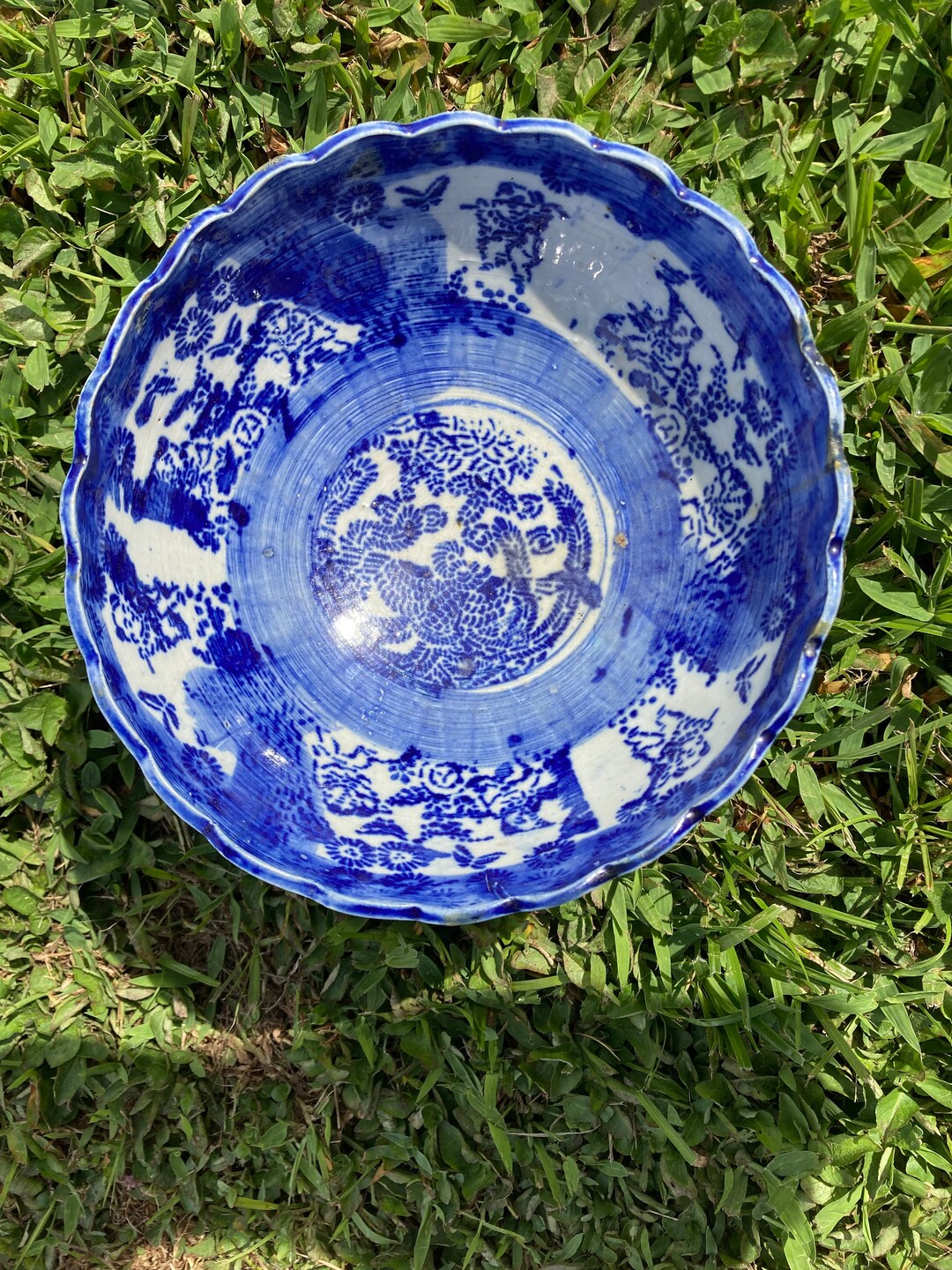 Chinese Export Pottery Blue and White Bowl - Etsy