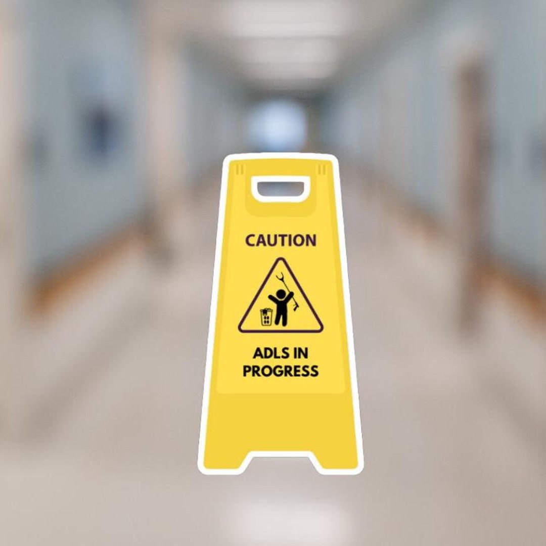 Adls in Progress Sticker: Funny Occupational Therapy Gift - Etsy