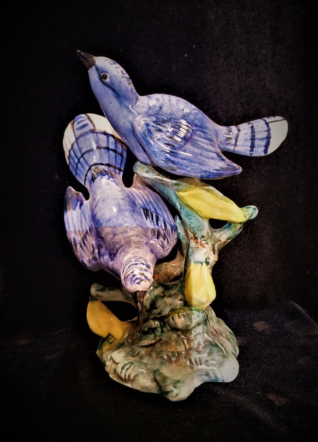 Vintage Stangl Pottery Birds Double Blue Jays 3276D (rare) - Etsy