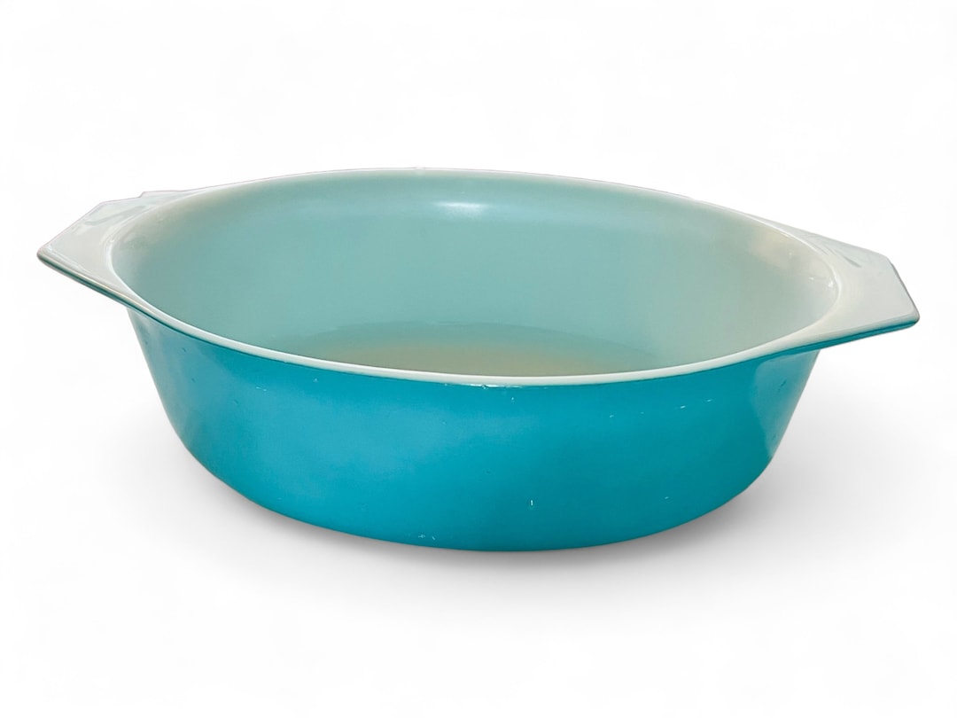 2 1/2 Quart Turquoise PYREX #045 W/o Lid Mint Condition Robin Egg Blue ...