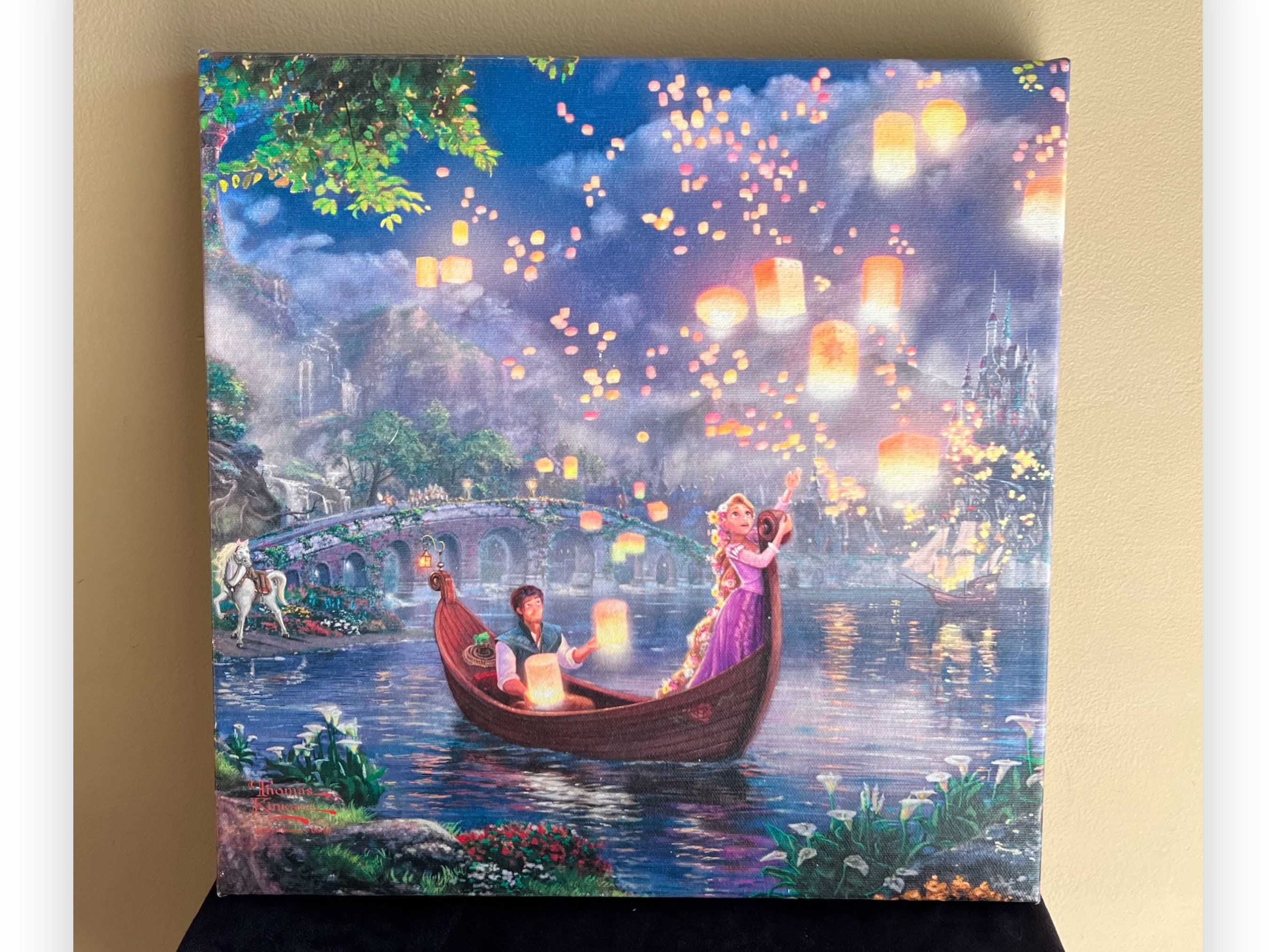 Thomas Kinkade Disney Tangled