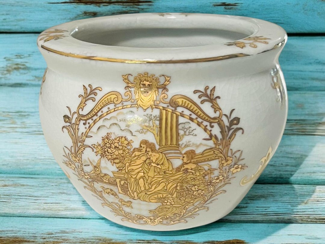 Limoges Porcelain Gold Gilt Small Bowl | French Decor | Retro Chic ...