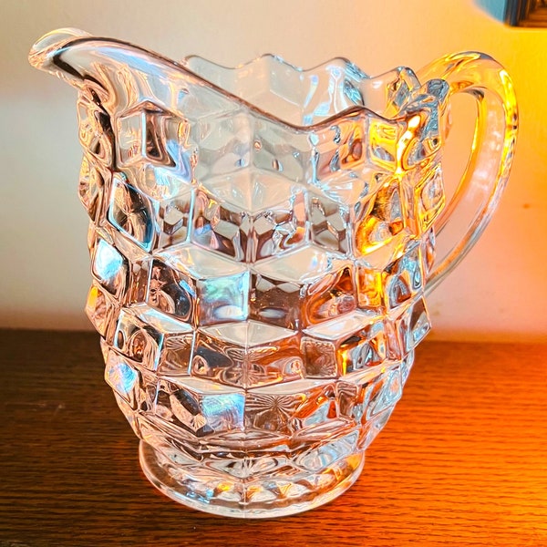 Fostoria American Pitcher - Etsy
