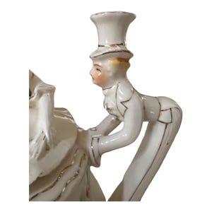 Kitschy Lady Adeline and Lord Chumley Porcelain 1950s Teapot Japan NO ...