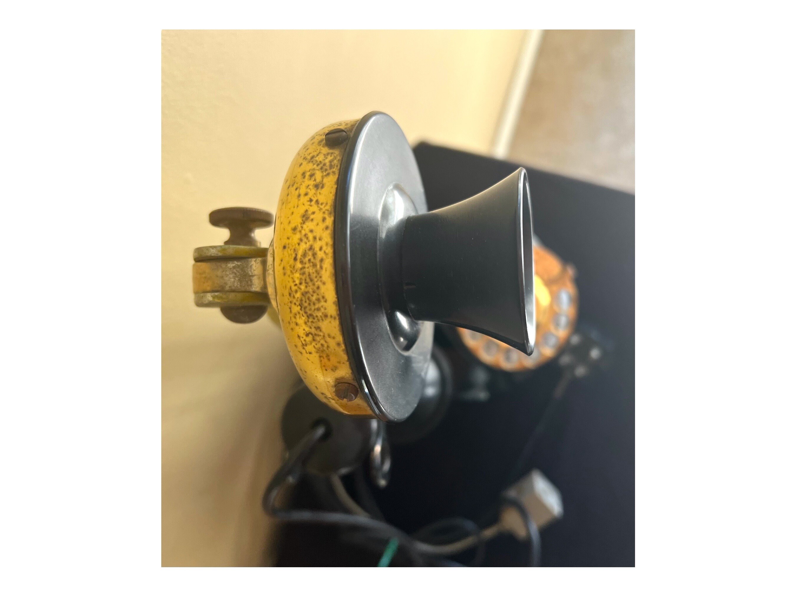 Circa 60s Candlestick fold-a-fone Telephone, Gold Tone Brass Japan - Etsy