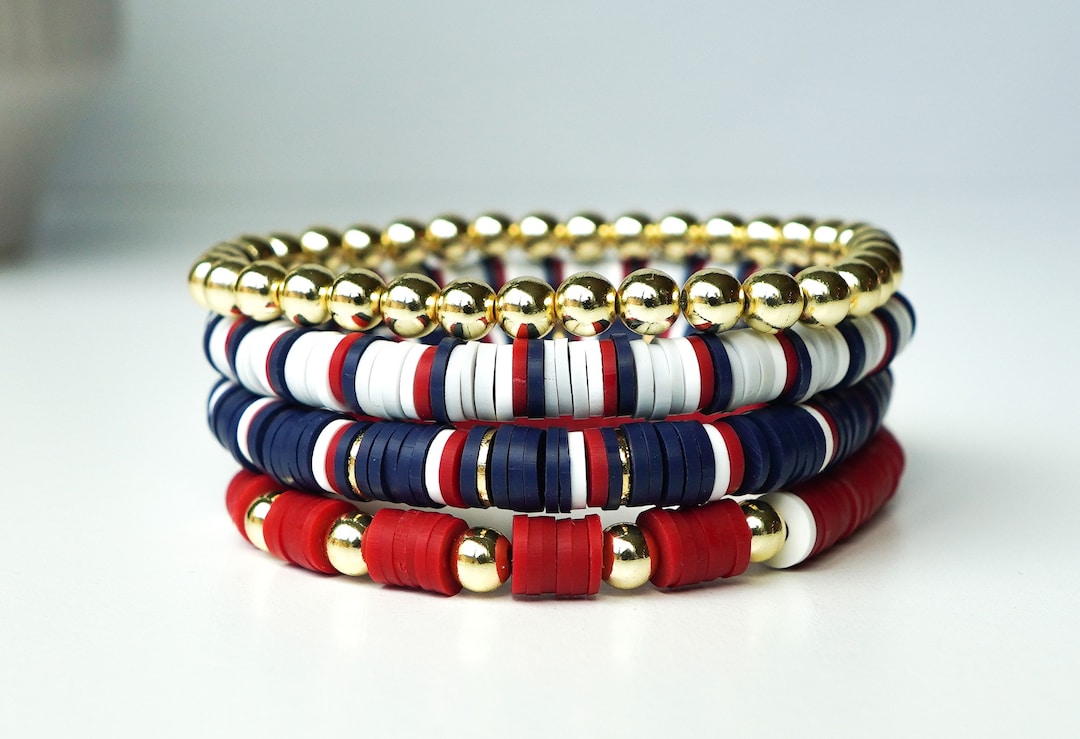 Texas Game Day Bracelets Stack, Arlington Bracelets, Baseball Stack ...