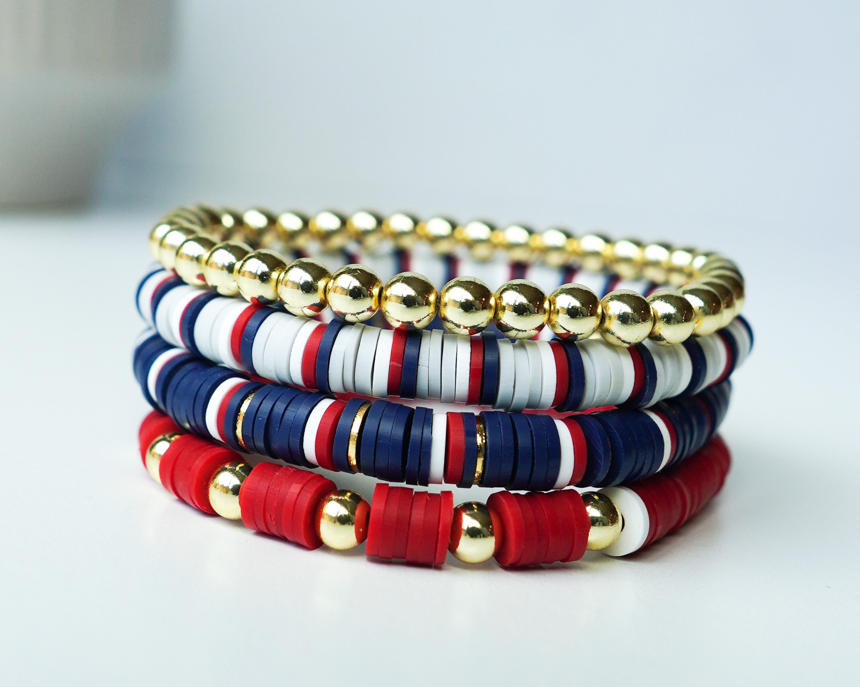 Texas Game Day Bracelets Stack Arlington Bracelets Baseball - Etsy