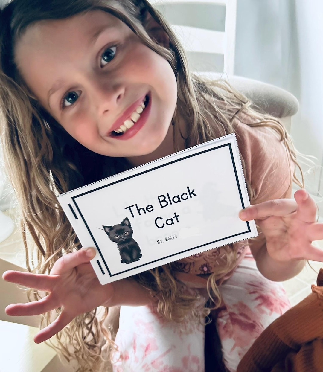 The Black Cat- Short Vowel Flip Book - Etsy
