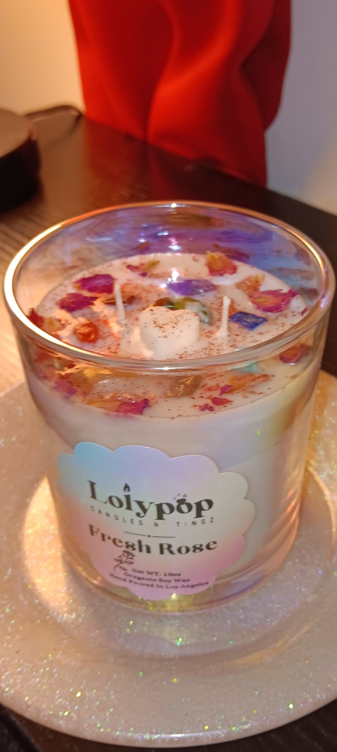 Fresh Rose Chakra Manifestation Candle - Etsy