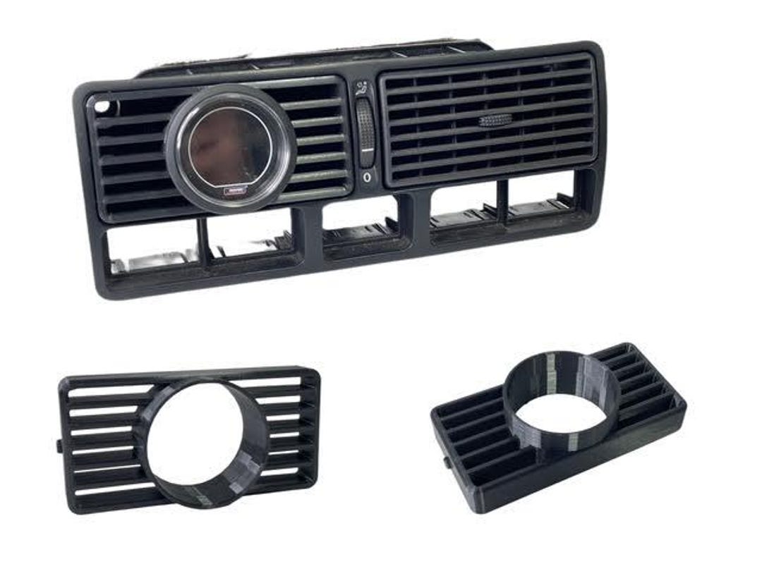 99 05 Vw Golf Center Air Vent Single Gauge Pod 52mm Dash Mount Holder ...