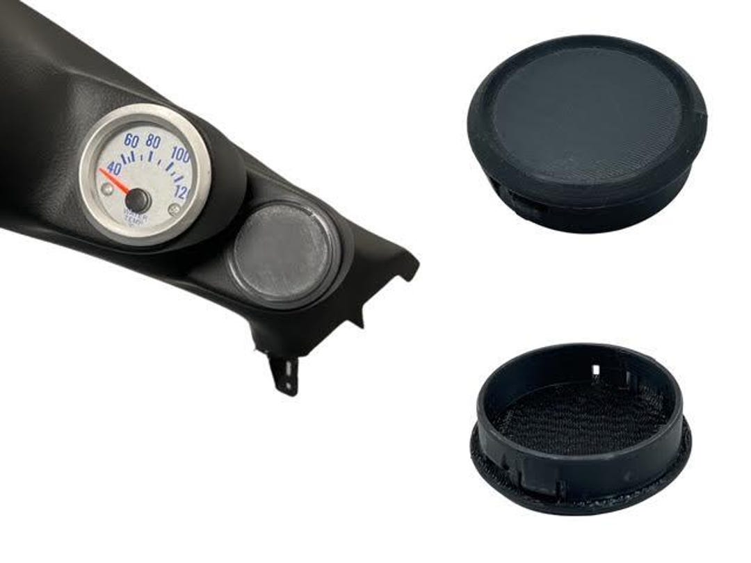 Gauge Cap Cover 52mm Gauge Blank Pod Mount Black - Etsy