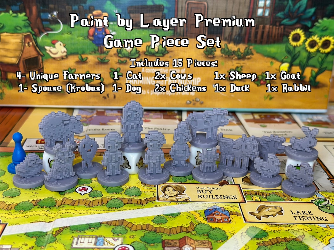 Stardew Valley Figures / Board Game Pieces (sold Individually and by ...