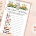 Bunny Theme Baby Shower Game Bundle | 27 Baby Shower Games | Baby ...