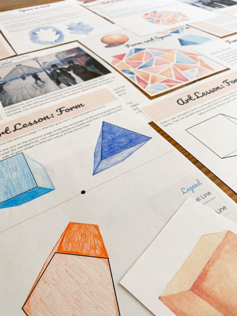 Form and Space Unit Study | Art Curriculum | Elements of Art ...